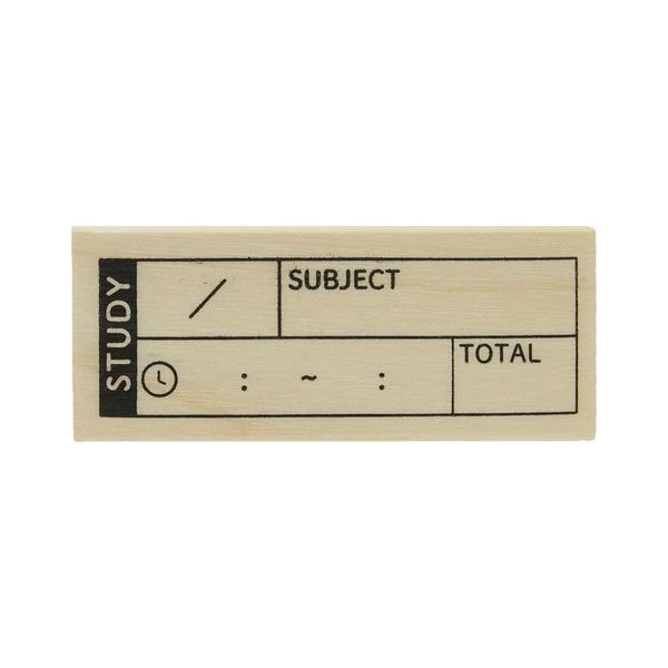Study, "Journal Stamp Club" Wooden Rubber Stamp by Kodomo no Kao ...