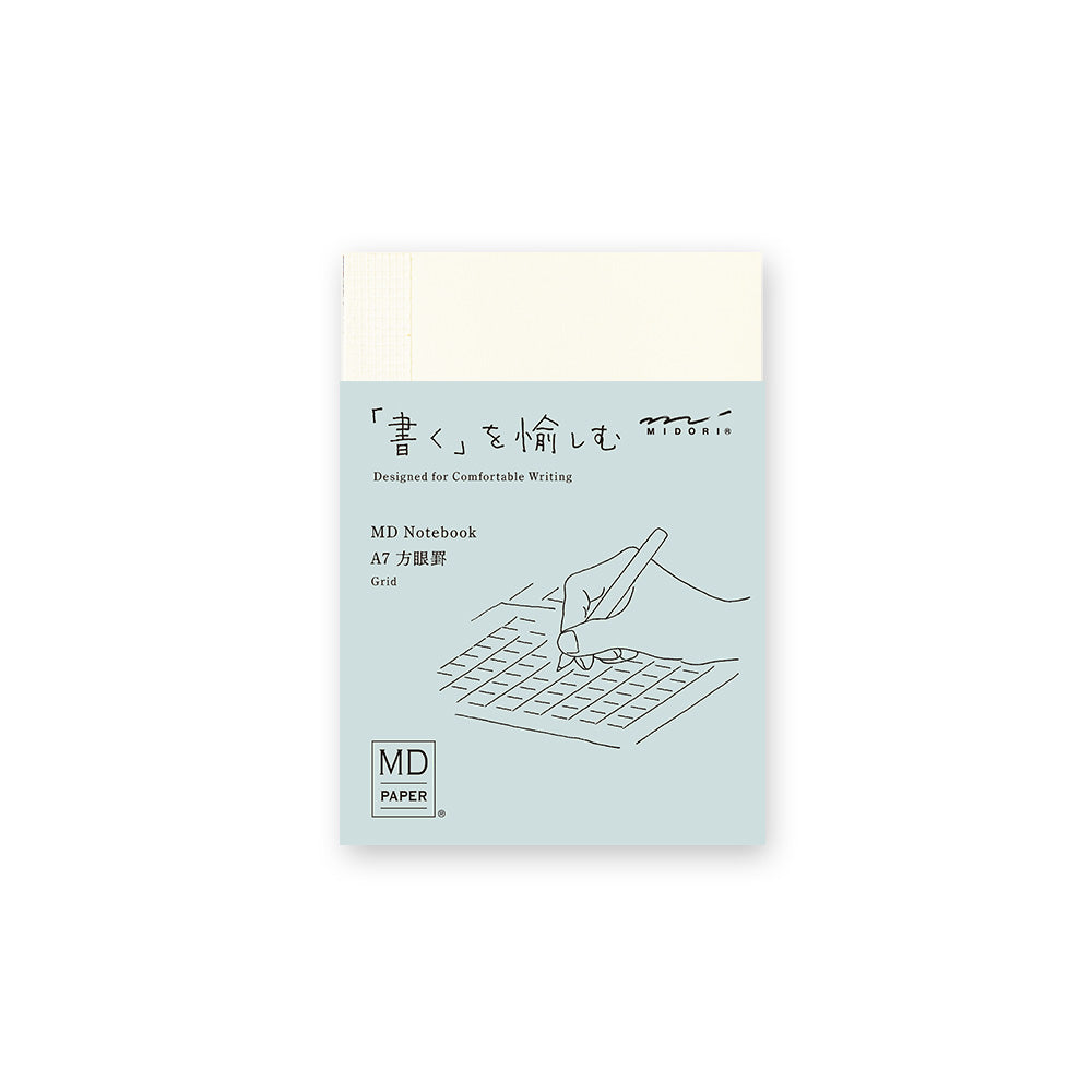 MD Notebook, A7, Grid by MD Paper | Circle Tape