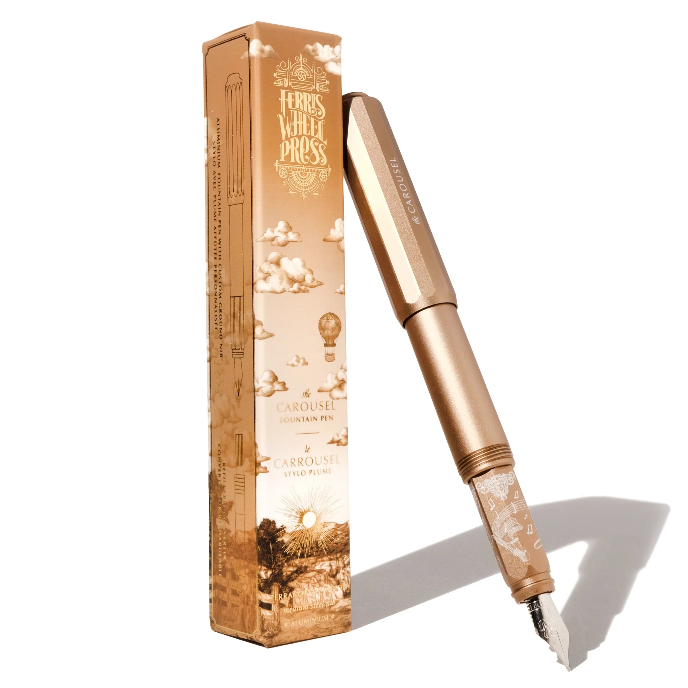 [Limited Edition] Terracotta Canyon, Aluminium Carousel Fountain Pen ...