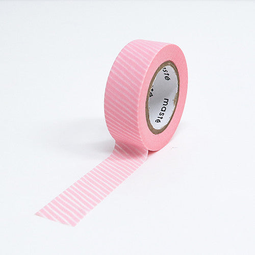 MARK'S, Stripe Pink, maste Masking Tape Writable with Water-based Ink ...